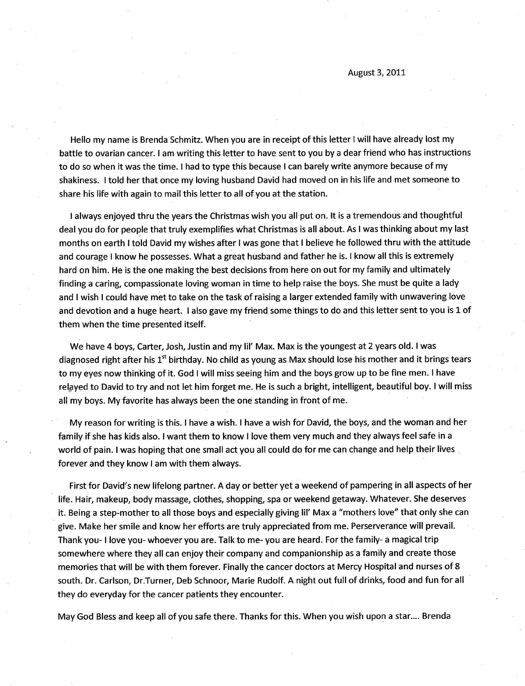 Brenda Died 2 Years Ago. She Just Gave Her Family An Unforgettable ...